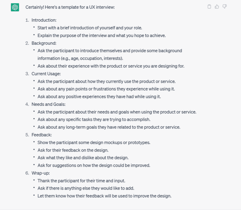 사용자 인터뷰 스크립트 작성 방법(GPT UX 인터뷰 스크립트 포함)